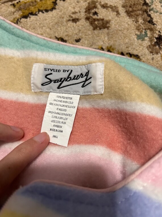 80’s Saybury Rainbow Ultra Cozy Robe - Gem