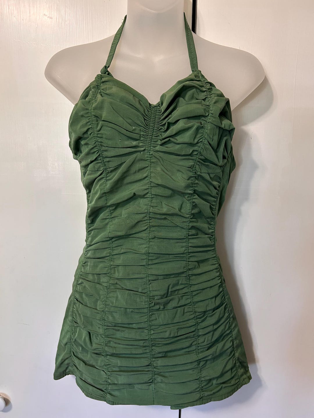 50’s Jantzen Ruffled One Piece Halter Swimsuit - Etsy
