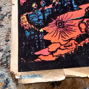 70’s Lost Horizons Black Light Fuzzy Poster - Etsy