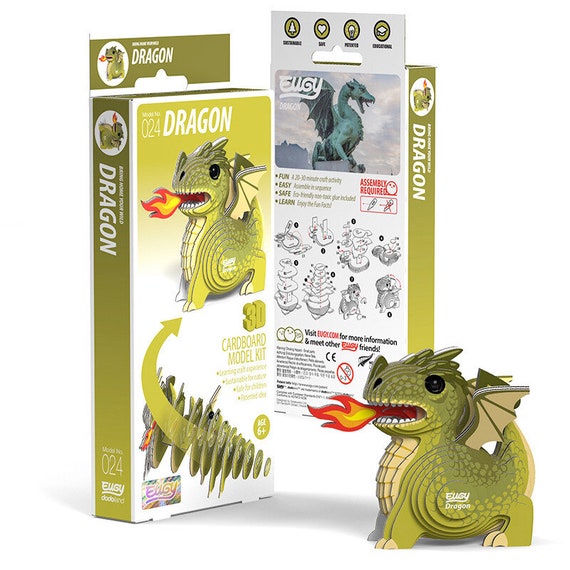 Craft Supplies & Tools Dodoland EUGY 3D Cardboard Model Cute Craft Kit ...