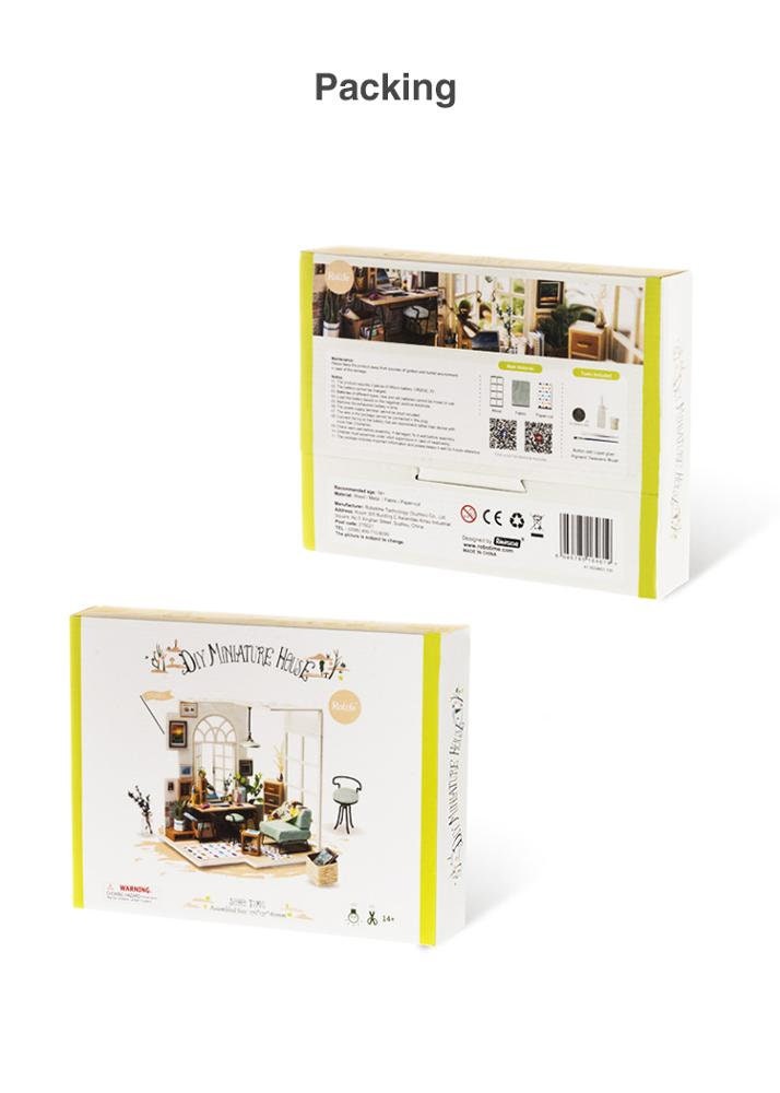 Robotime Rolife DIY 1: 24 Miniature Cute Dollhouse Kit SOHO - Etsy ...