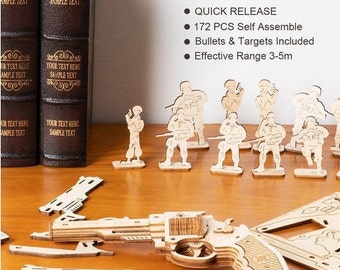 Rubber Band Revolver - Etsy