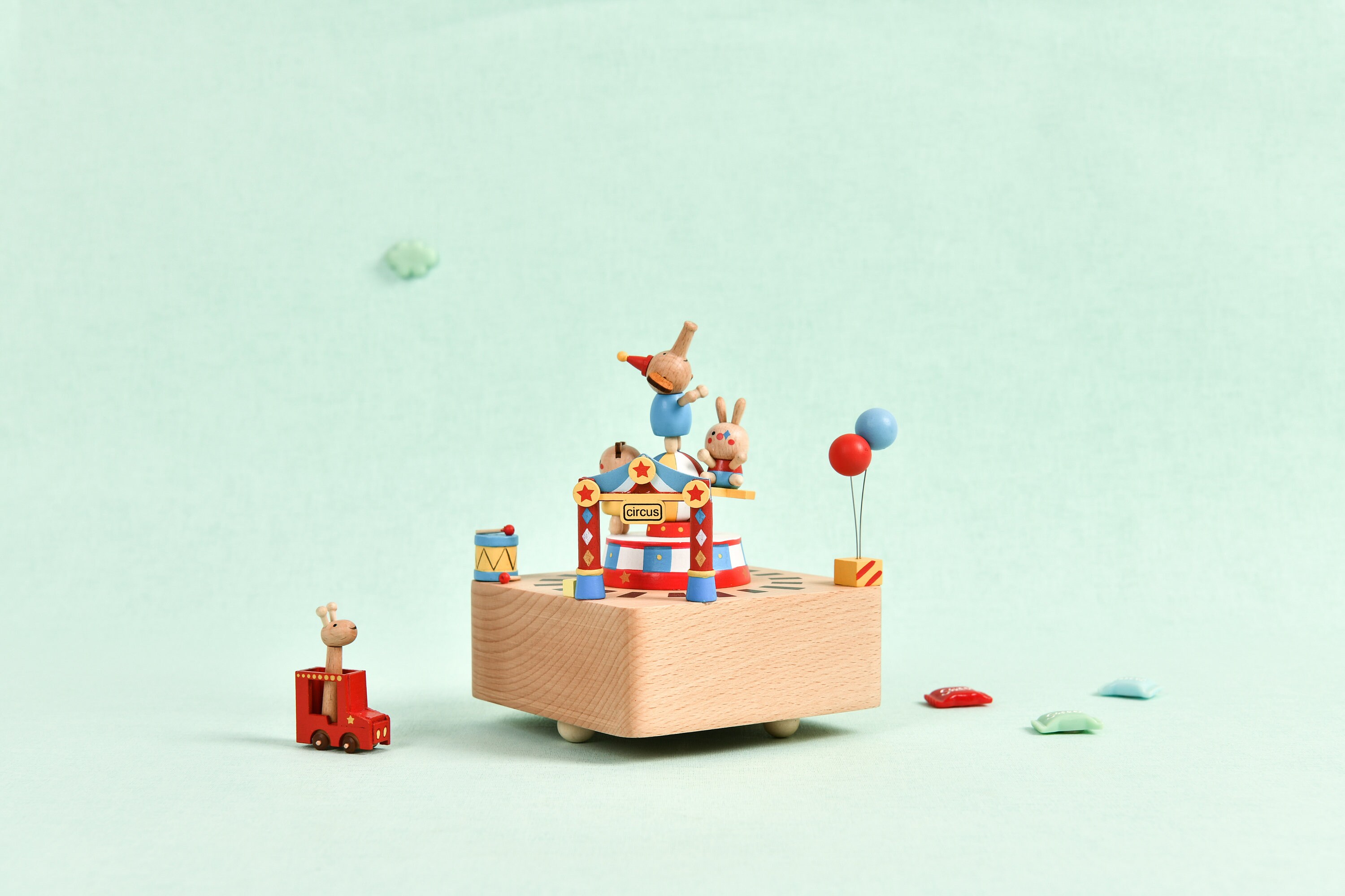 Wooden Safari Music Box - Etsy