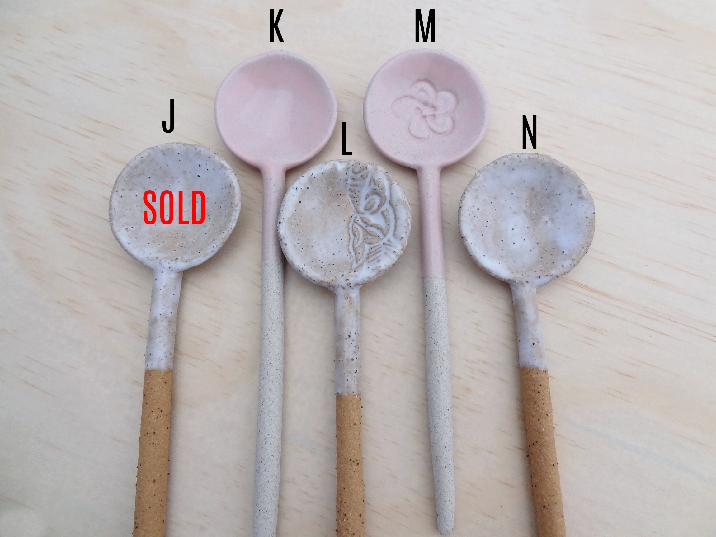 Rustic Ceramic Spoon. Handmade Spoon. Unique Handmade Spoon. - Etsy ...