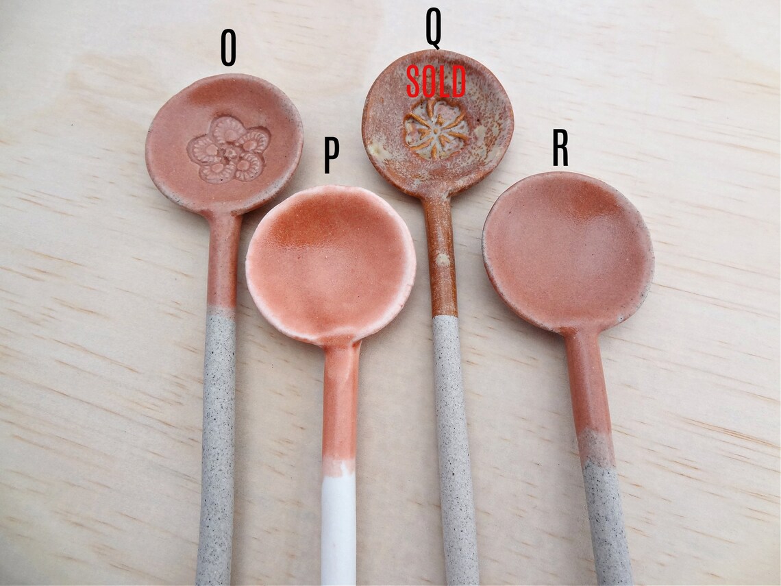 Rustic Ceramic Spoon. Handmade Spoon. Unique Handmade Spoon. - Etsy ...