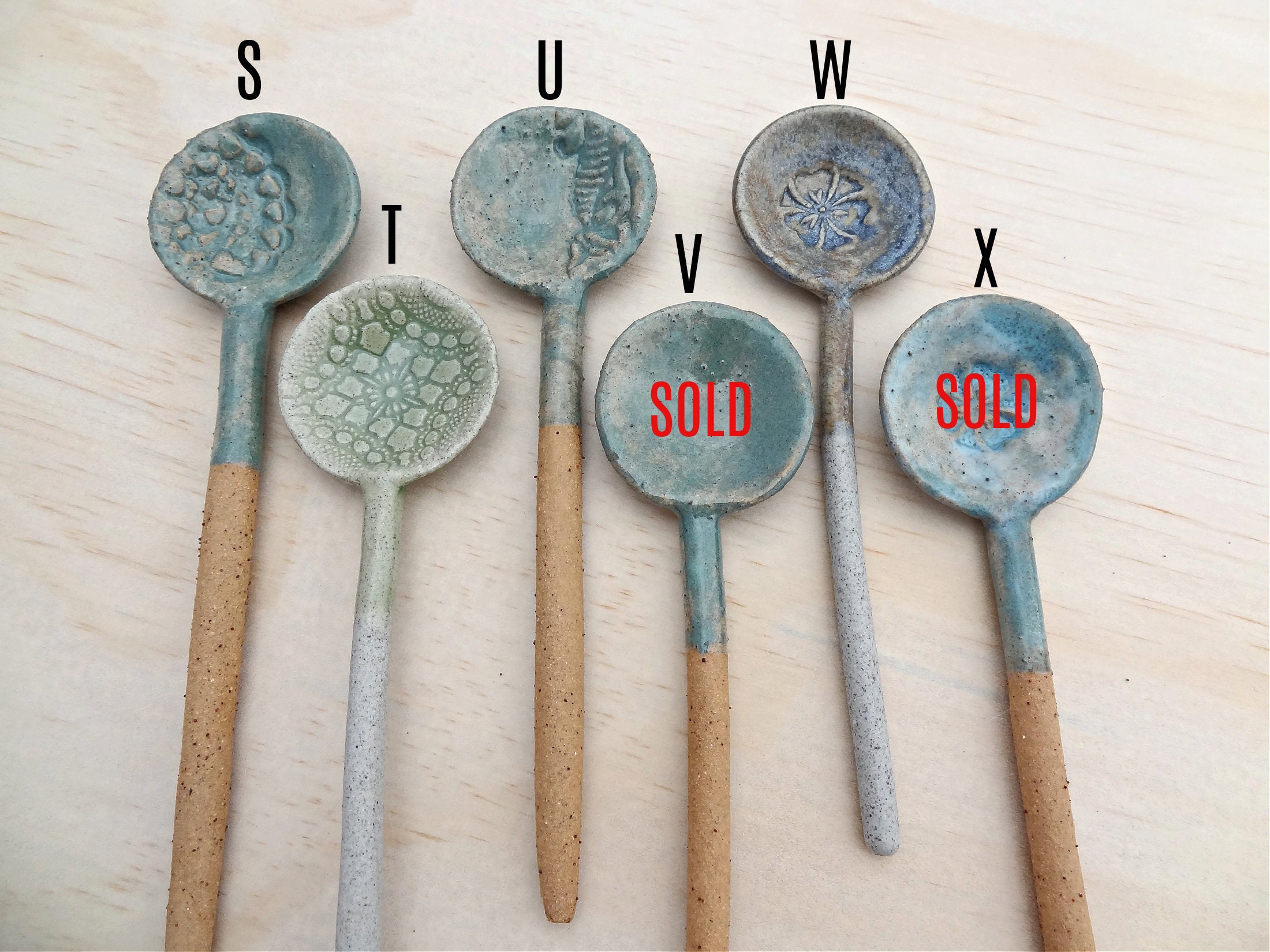 Rustic Ceramic Spoon. Handmade Spoon. Unique Handmade Spoon. - Etsy ...