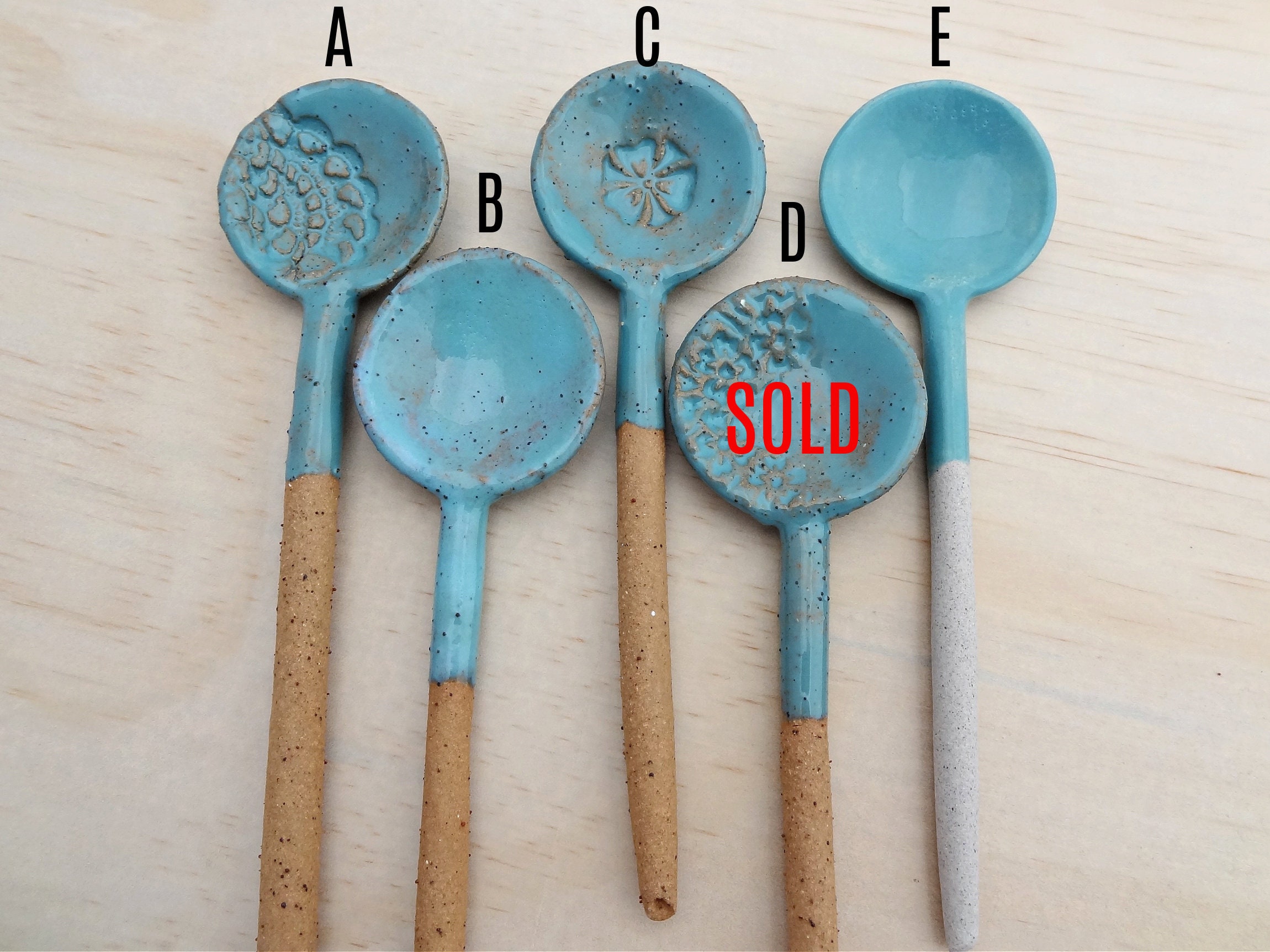 Rustic Ceramic Spoon. Handmade Spoon. Unique Handmade Spoon. - Etsy ...