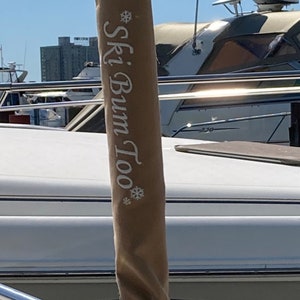 ONE SIDED Embroidered Burgee Cover, Flag Cover, Boating, Boat Decor ...