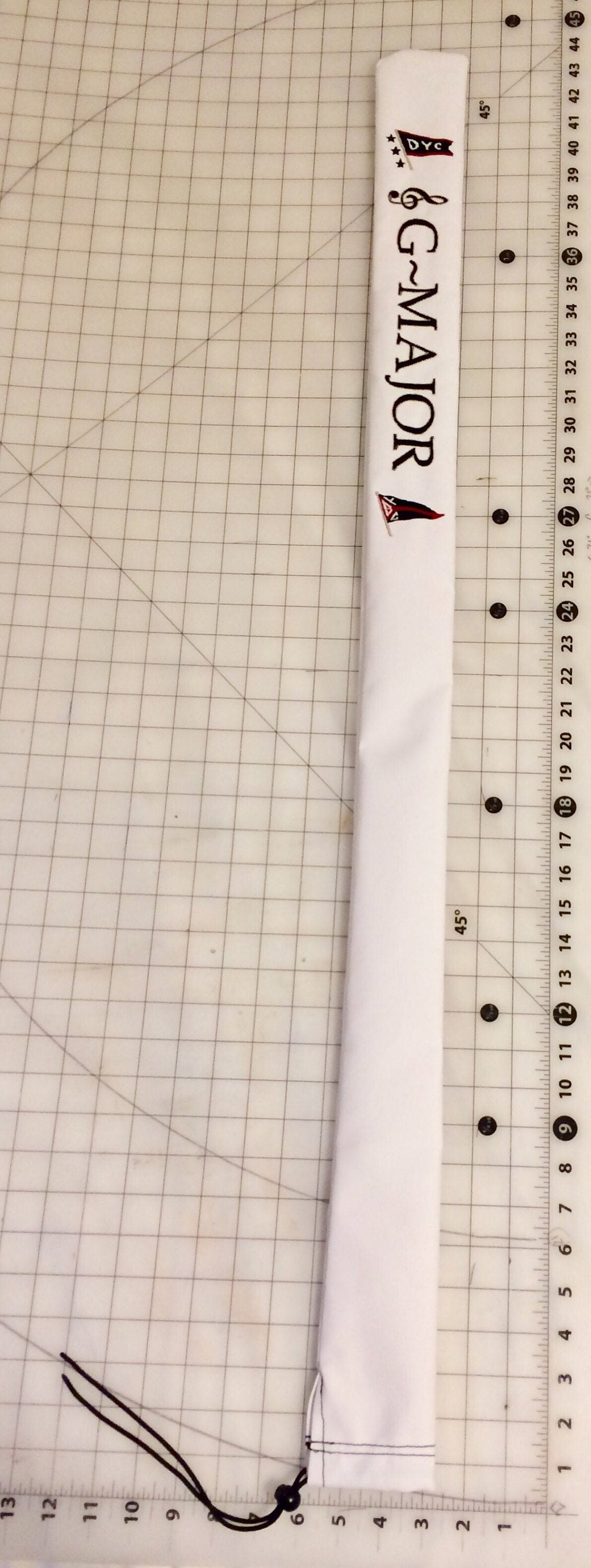 ONE SIDED Embroidered Burgee Cover, Flag Cover, Boating, Boat Decor ...