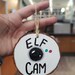 Santa Cam - Elf Cam - Wooden Christmas Ornament - Kids - Grandkids ...