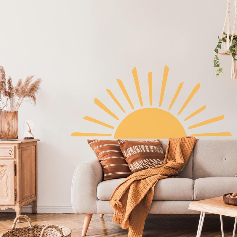 Sun Wall Decal - Etsy