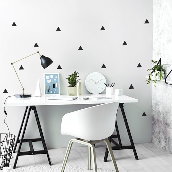 Triangle Wall Decals - Etsy
