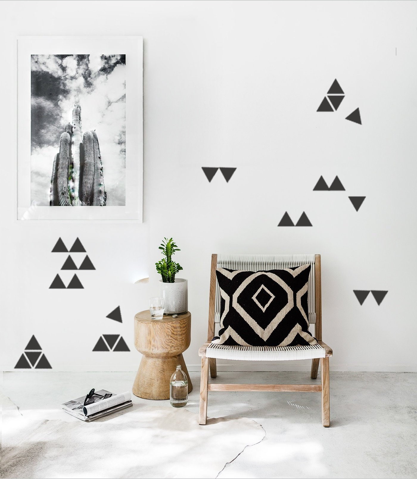 Triangle Wall Decal Sizes From 12'' up to 4'' - Etsy