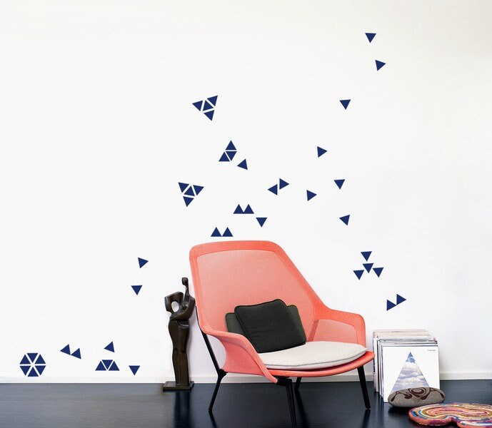 Triangle Wall Decal Sizes From 12'' up to 4'' - Etsy