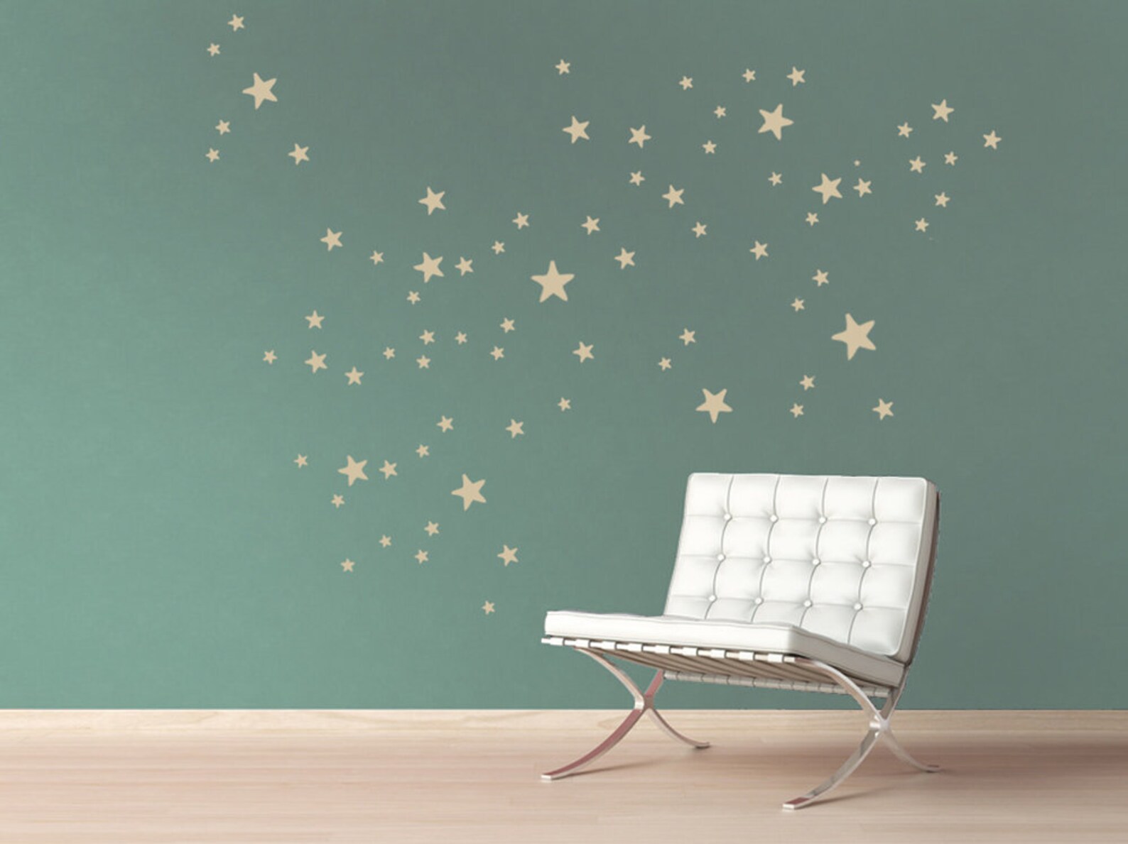 Gold Stars Wall Decals 90 Mixed Size Star Decals 25 up to - Etsy UK