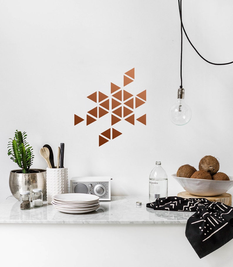 Triangle Wall Decal Sizes From 12'' up to 4'' - Etsy