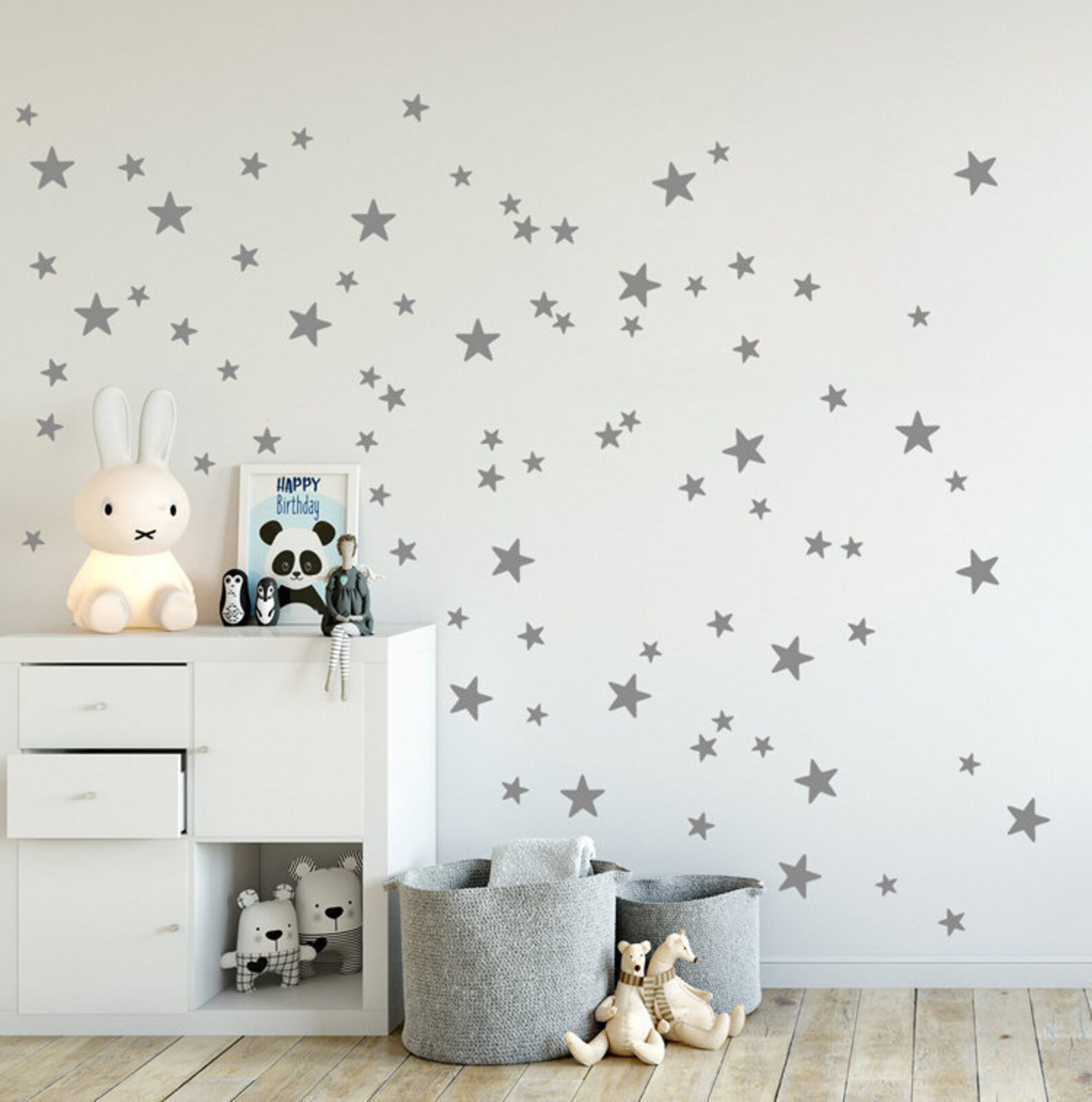 GOLD Stars Wall Decals Mixed Set of 90 Mini Sized Star Wall | Etsy