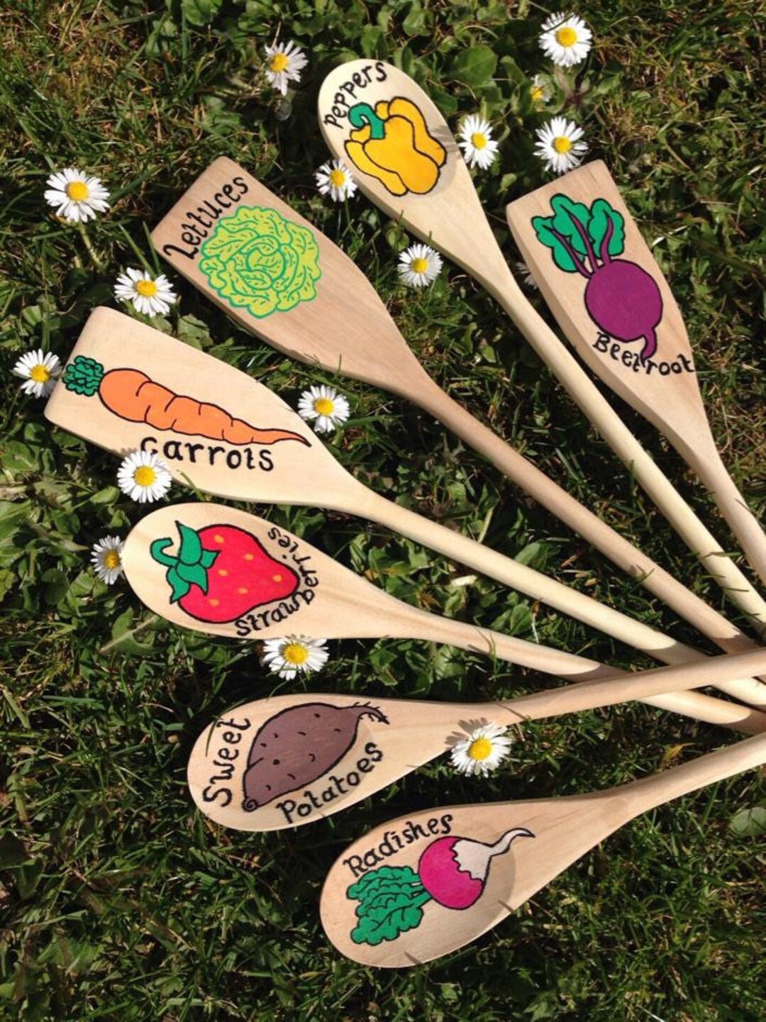 Vegetable Patch Markers - Etsy