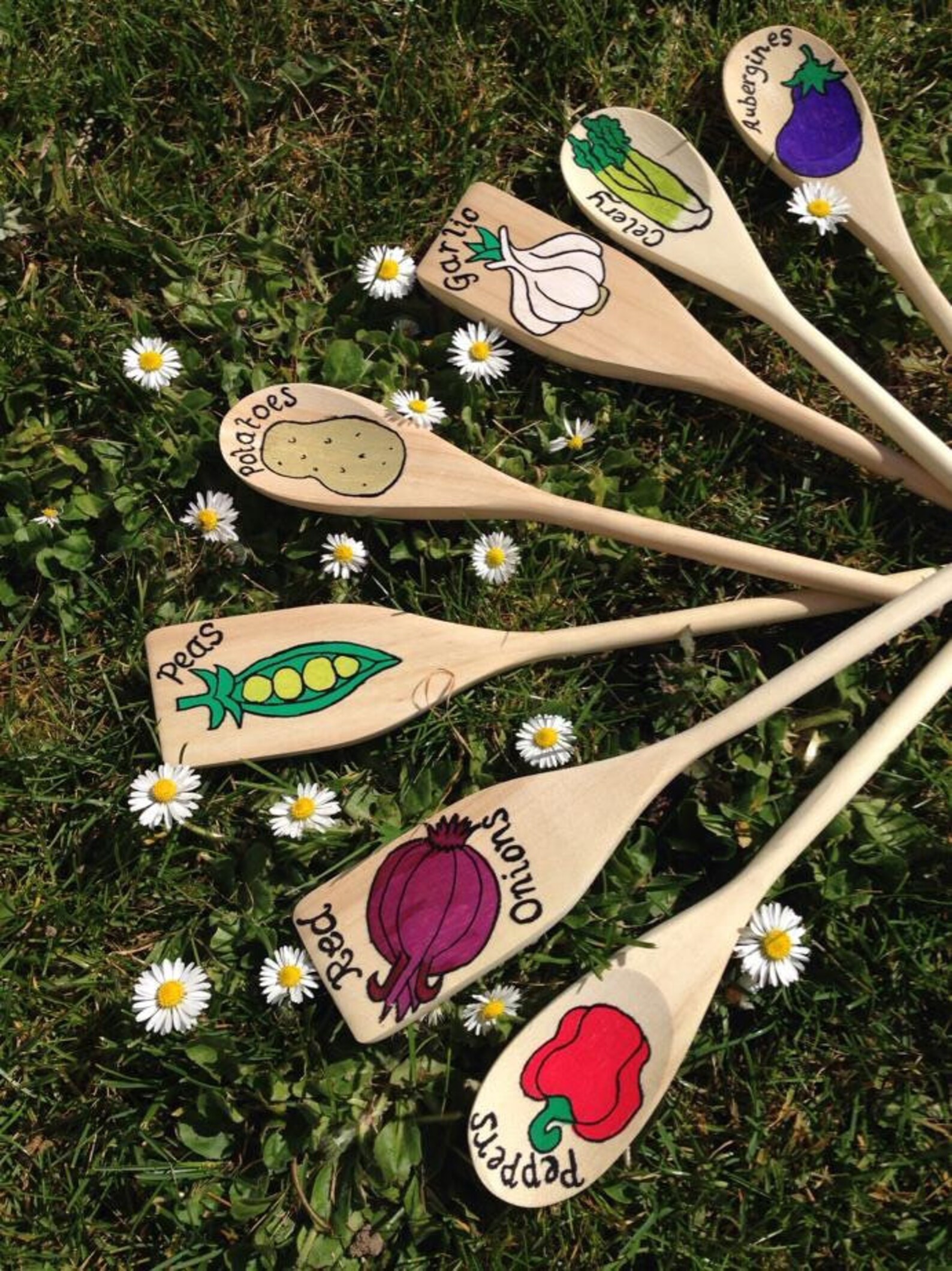 Vegetable Patch Markers - Etsy UK