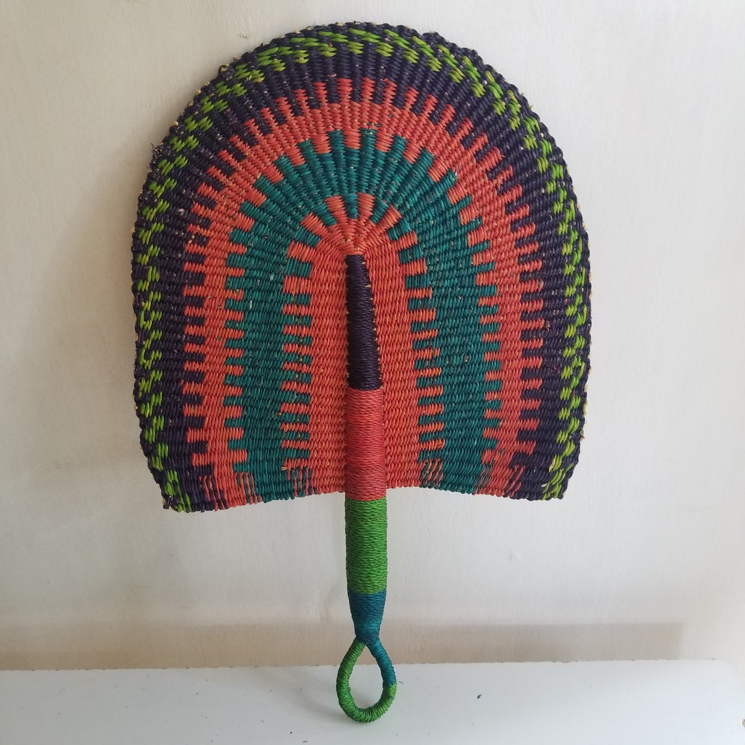 Handcrafted Bolga Fan: Showcase of African Weaving Art - Etsy