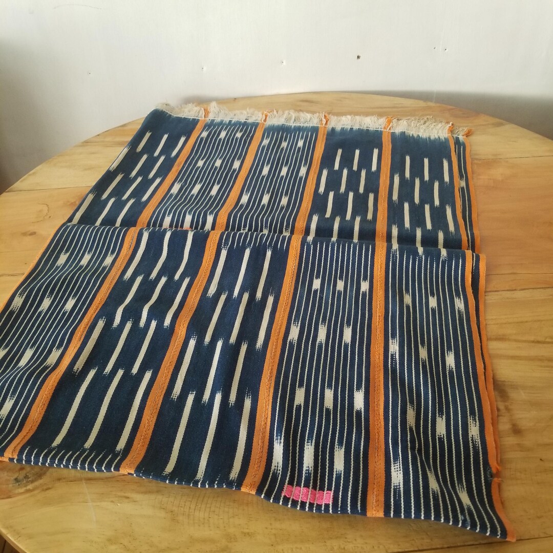 Vintage African Baule Fabric Textile Handmade Denim - Etsy