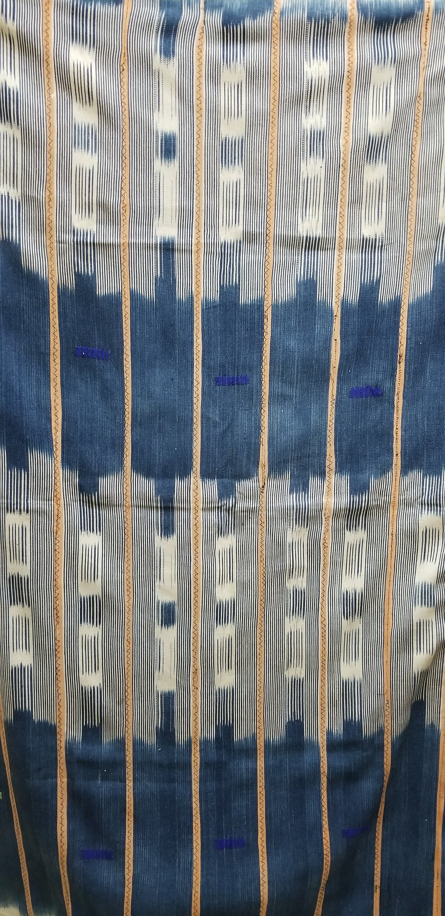 Collectible Textile, Indigo Baule Ikat, African Fabric, Tapestry ...