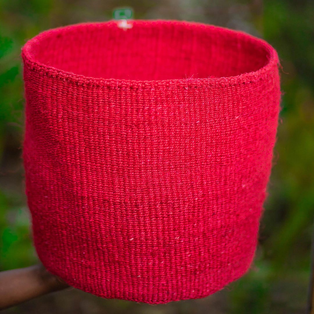 Woven Baskets, Small Plant Basket, Potted Plant Baskets, Sisal Basket ...