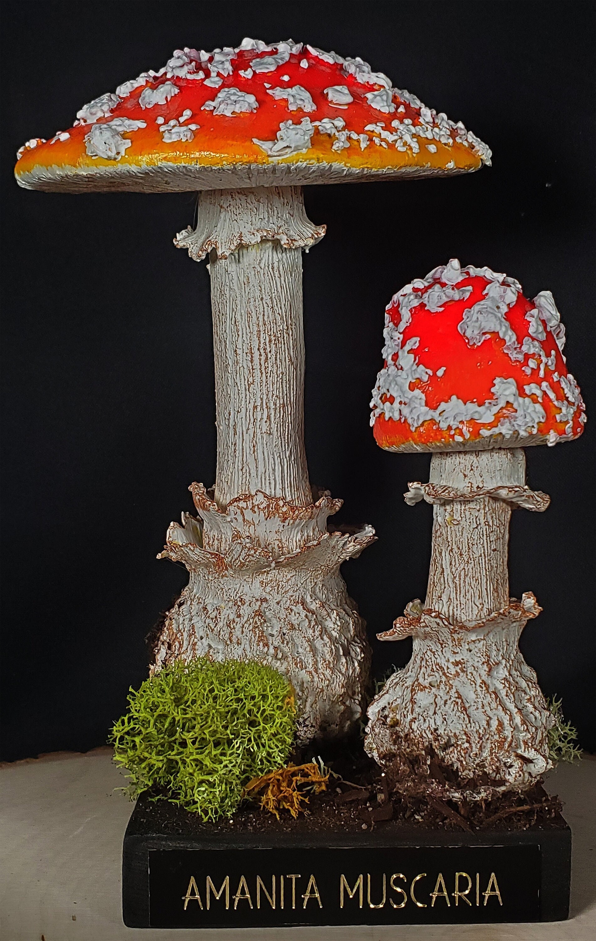 Mushroom Sculpture Model Fly Agaric Amanita Muscaria - Etsy México