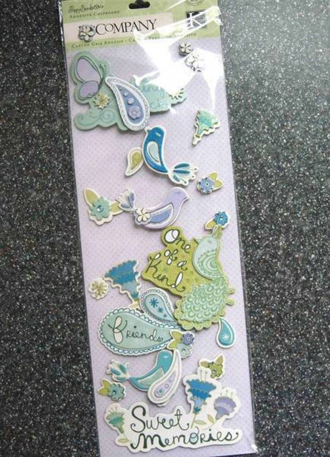 Chipboard-sticker Birds Pastel - Etsy
