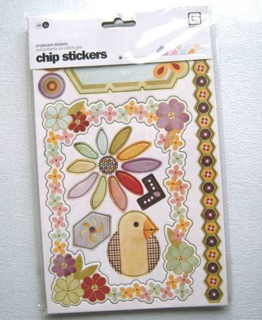 4 Sheets Chip Stickers Pre-punched - Etsy