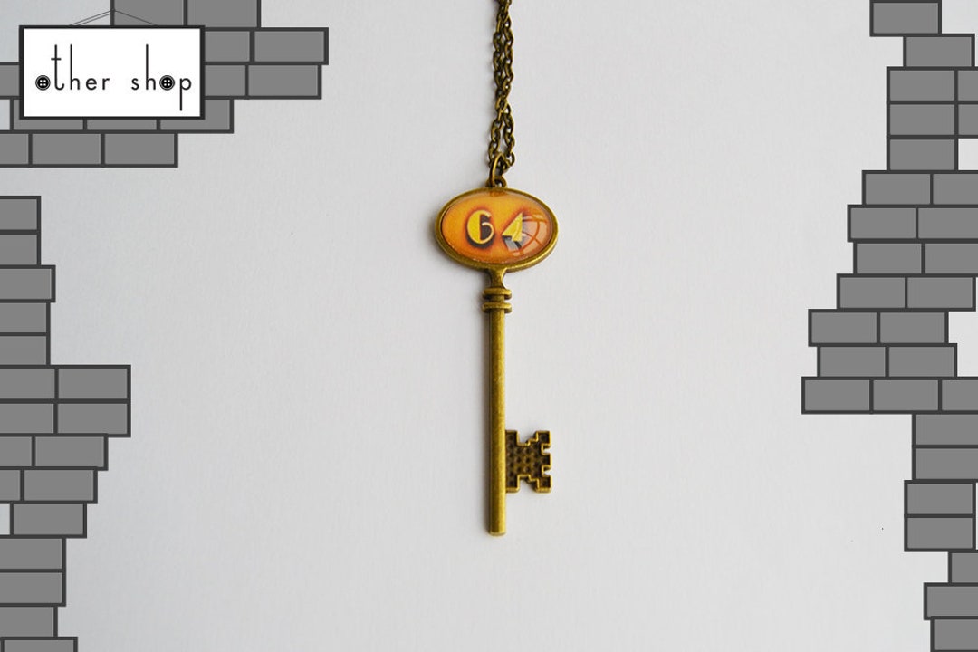 Room 64 Key American Horror Hotel Pendant Necklace - Etsy