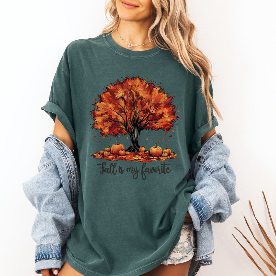 Comfort Colors Fall is My Favorite Tree T-shirt | Autumn Fall Tree ...