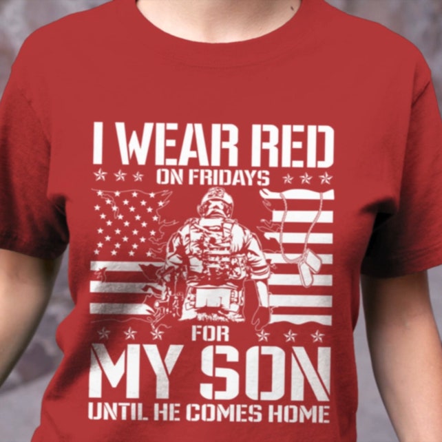 Red Deployment Shirt - Etsy