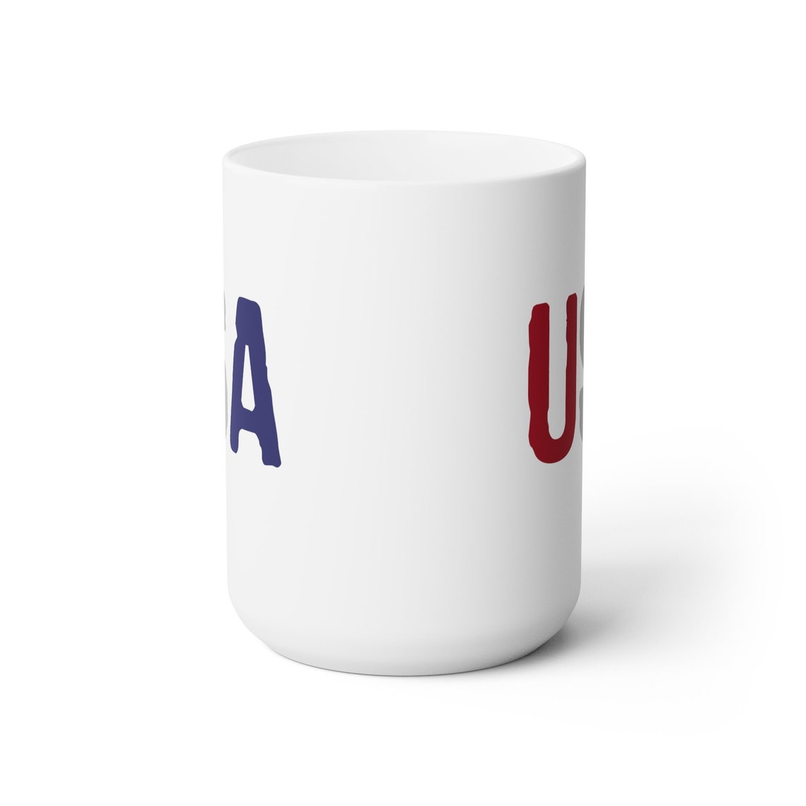 USA Coffee Mug | Microwave and Dishwasher Safe Ceramic Cup | Patriotic ...