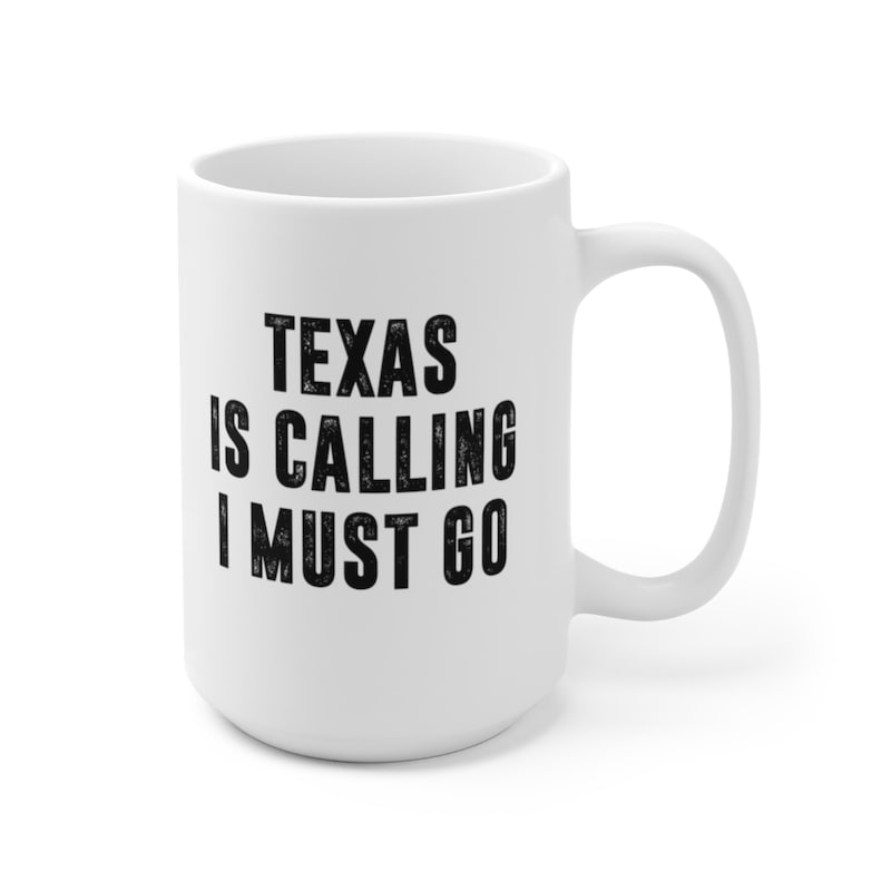 Texas Mug - Etsy