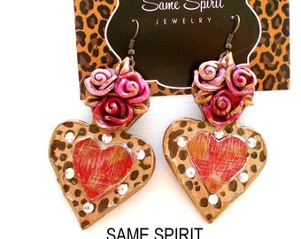 Hand painted heart | Etsy