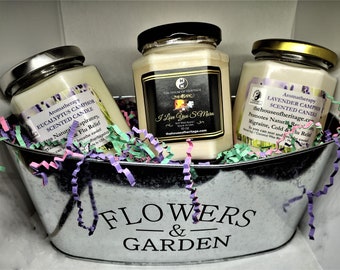 Candle Gift Basket - Etsy