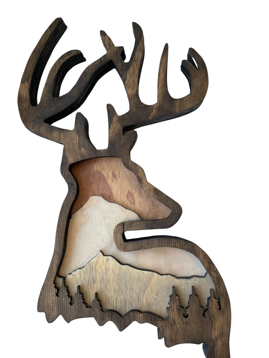 Deer Head Wall Art - Etsy