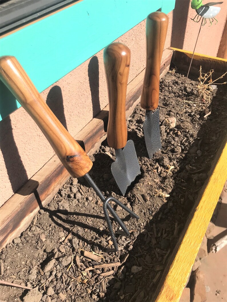 Wood Handle Garden Transplant Tool | Etsy