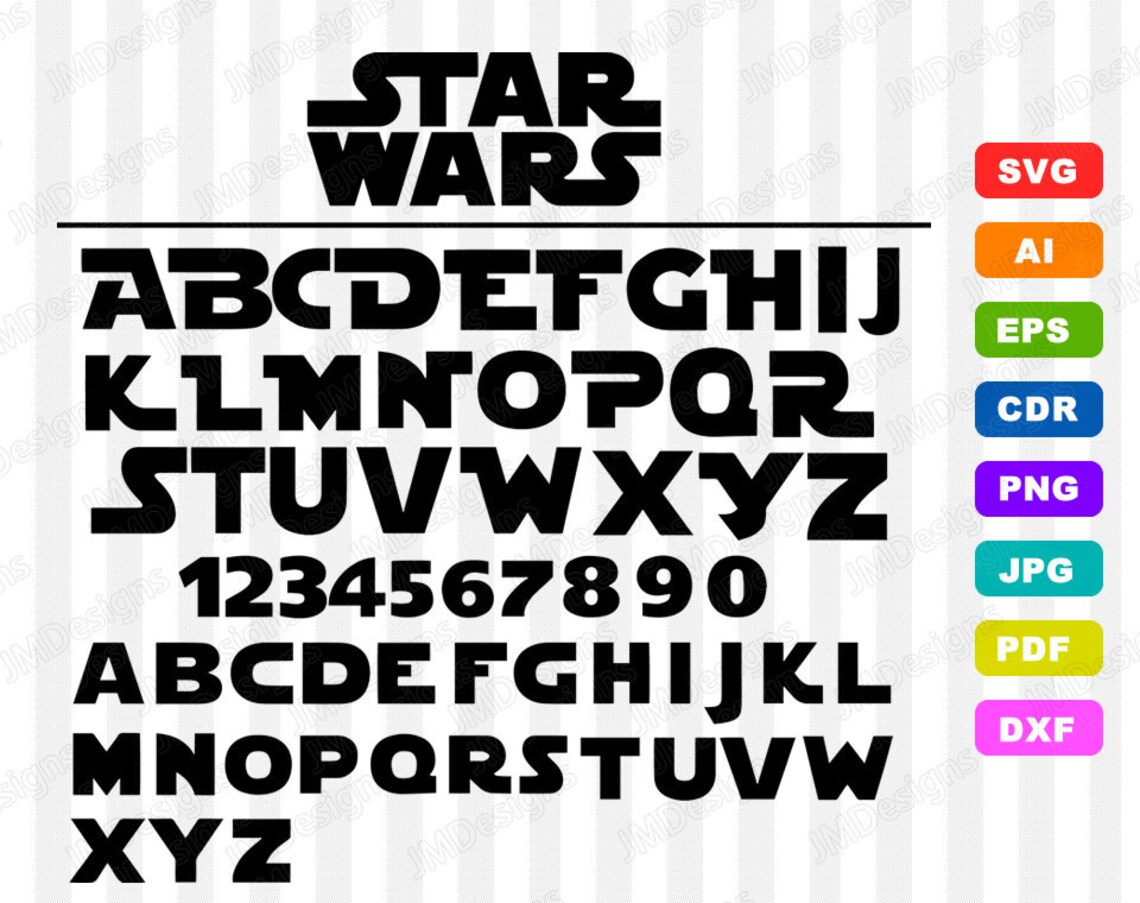 Star Wars Font Svg Star Wars Letters Svg For Cricut Silhouette U My Star Wars Font Svg Star Wars Letters Svg For Cricut Silhouette U My
