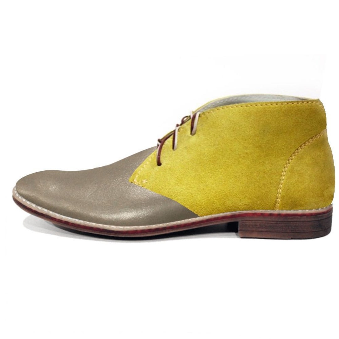 Modello Terrano - Handmade Men's Shoes Italian Leather Yellow Gold ...