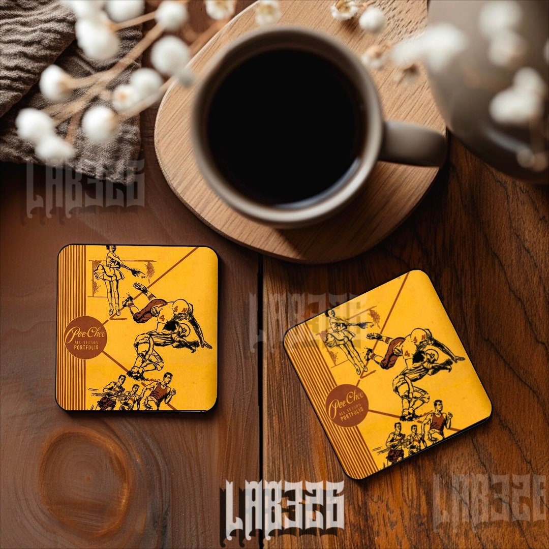 Vintage Pee Chee Folder Coaster - Retro Home Decor Vintage Decor Home ...