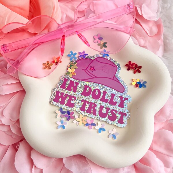 In Dolly We Trust Car Decal - Etsy