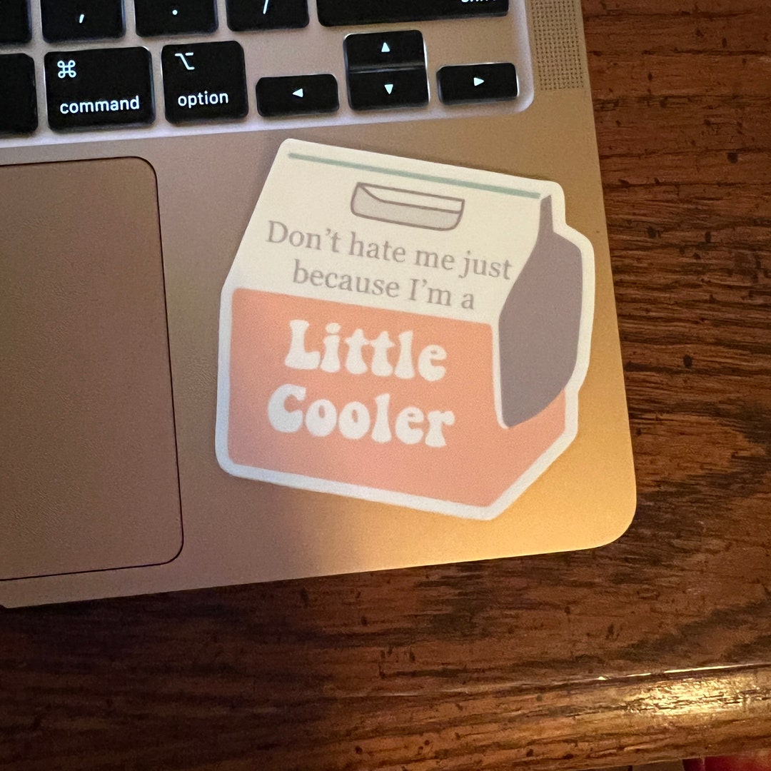Dont Hate Me Because Im a Little Cooler Sticker - Etsy
