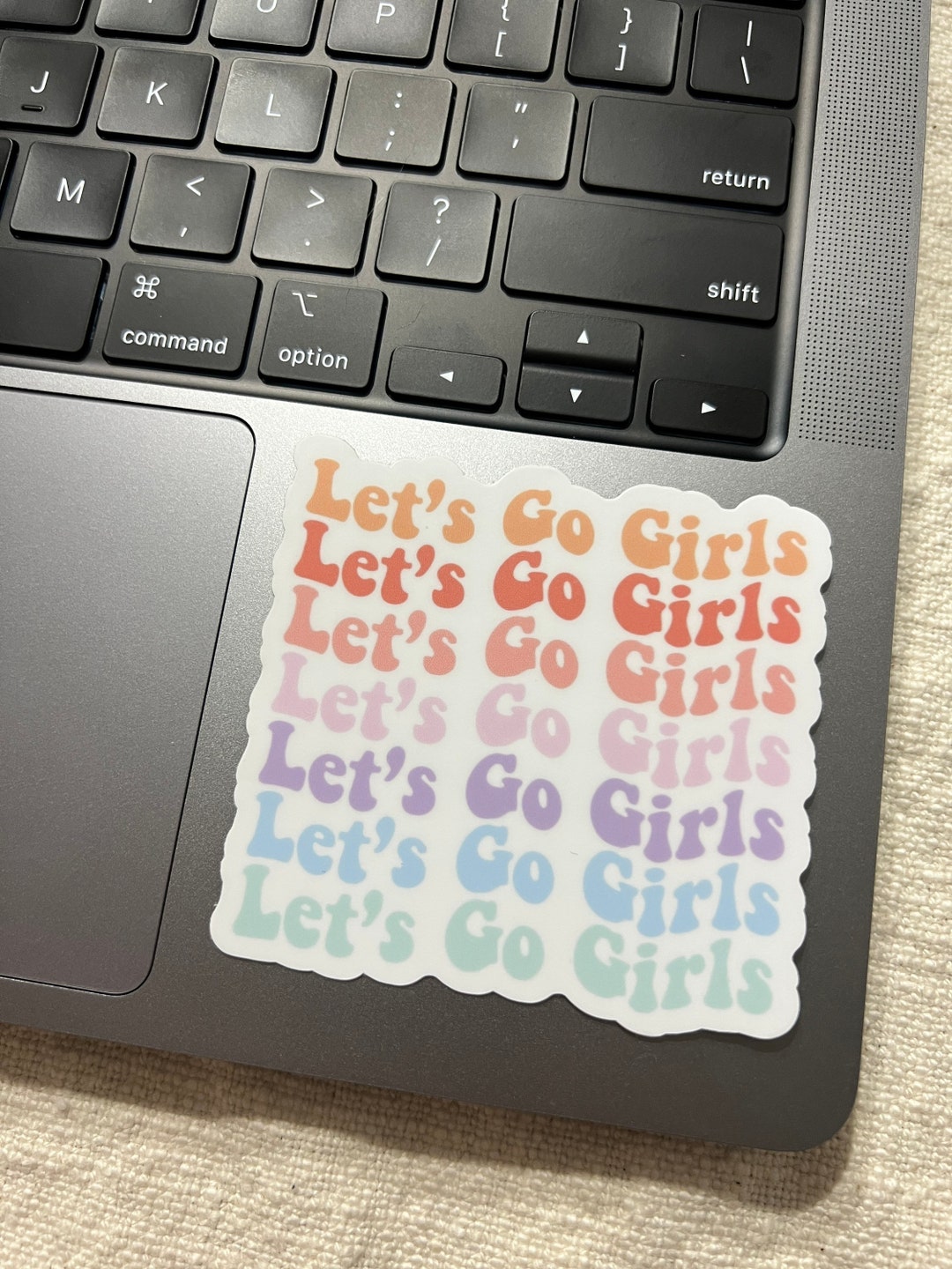 Let’s Go Girls Sticker Shipping - Etsy