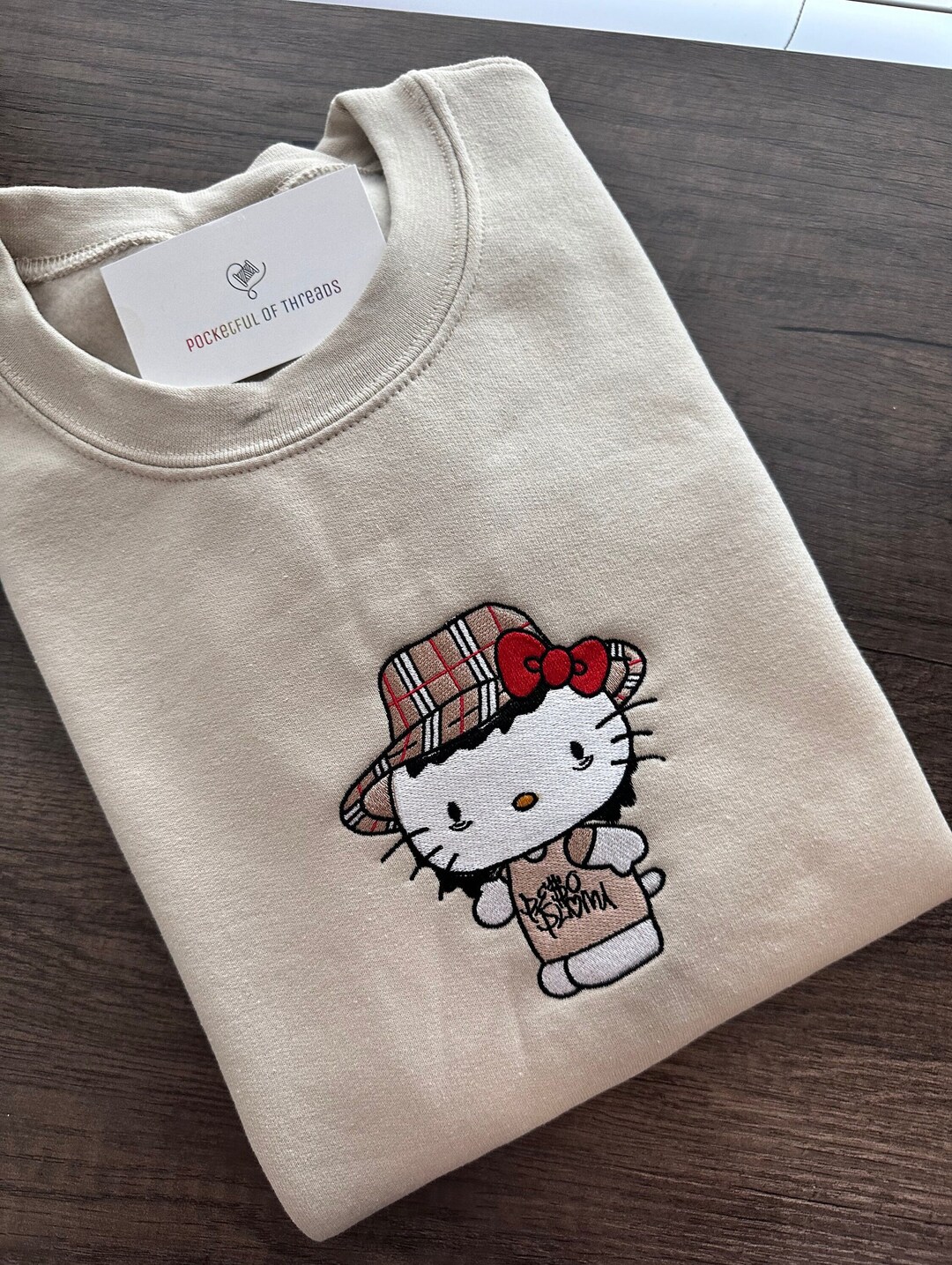 Peso Embroidered Sweatshirt - Etsy