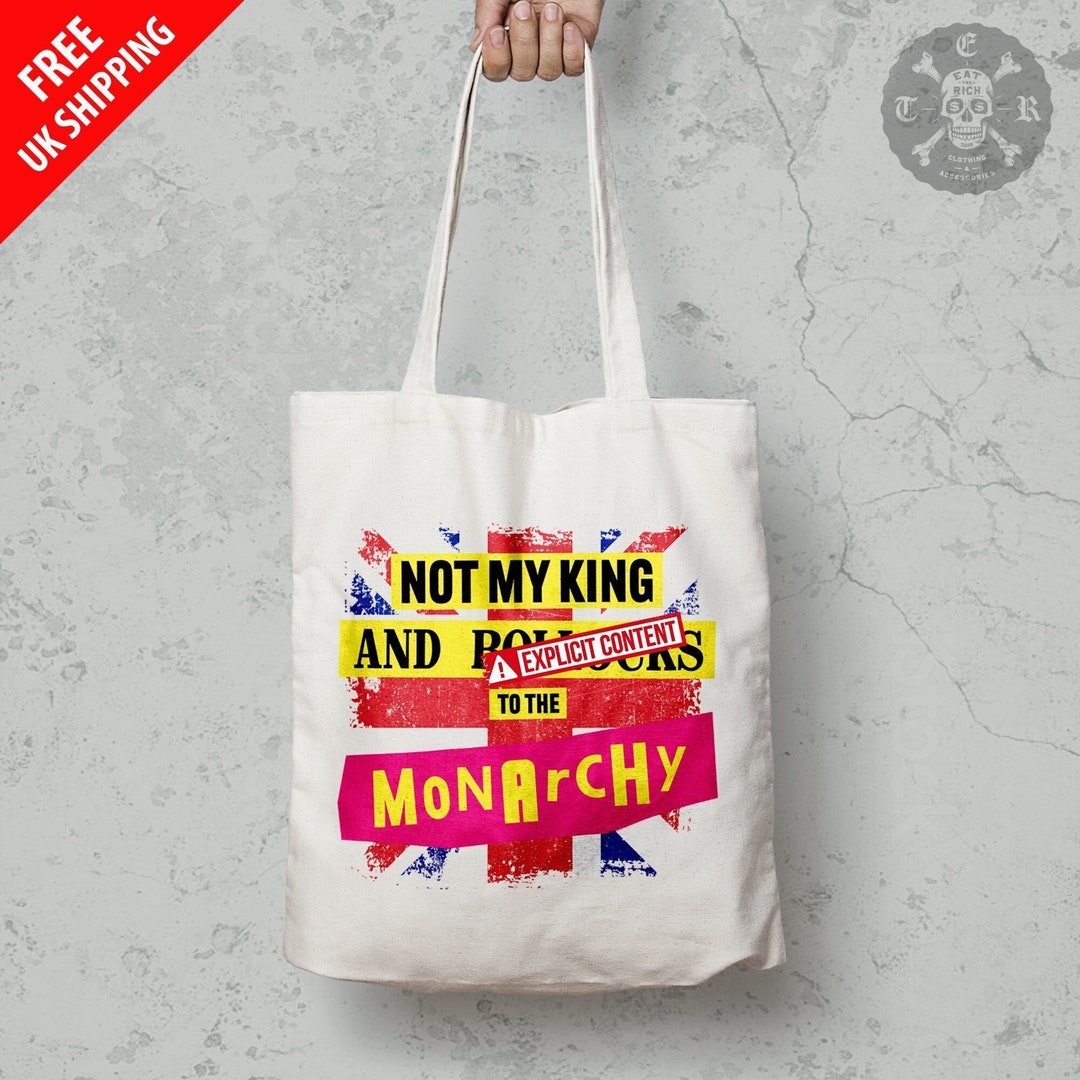 B*ll*cks to the Monarchy Westford Mill Tote Bag - Long Handles / Punk ...