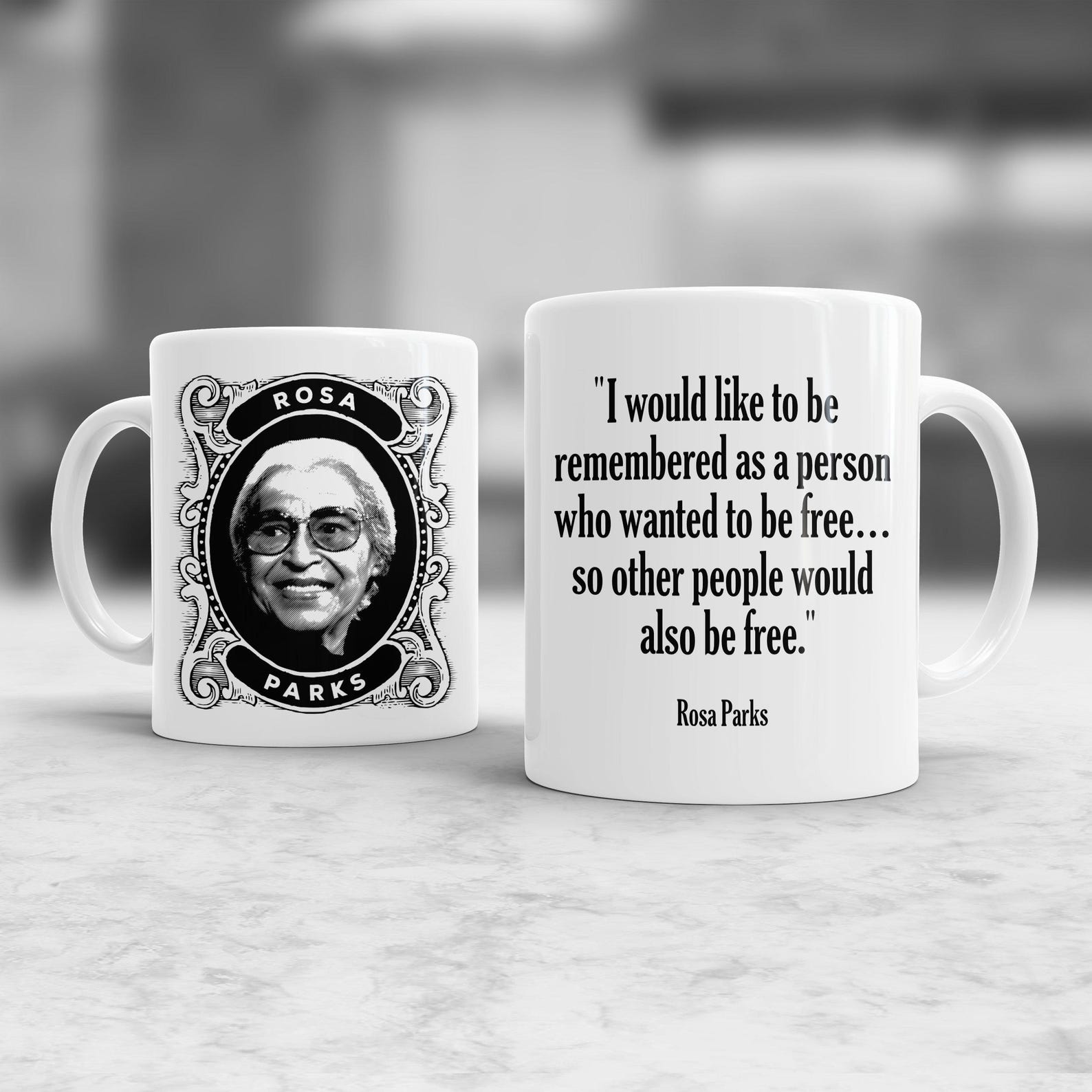 Rosa Parks With Quote MUG / Black Empowerment / Equal Rights / Civil ...