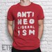 Anti Neoliberalism Ringspun T-SHIRT / Politics / Socialism / Graffiti ...