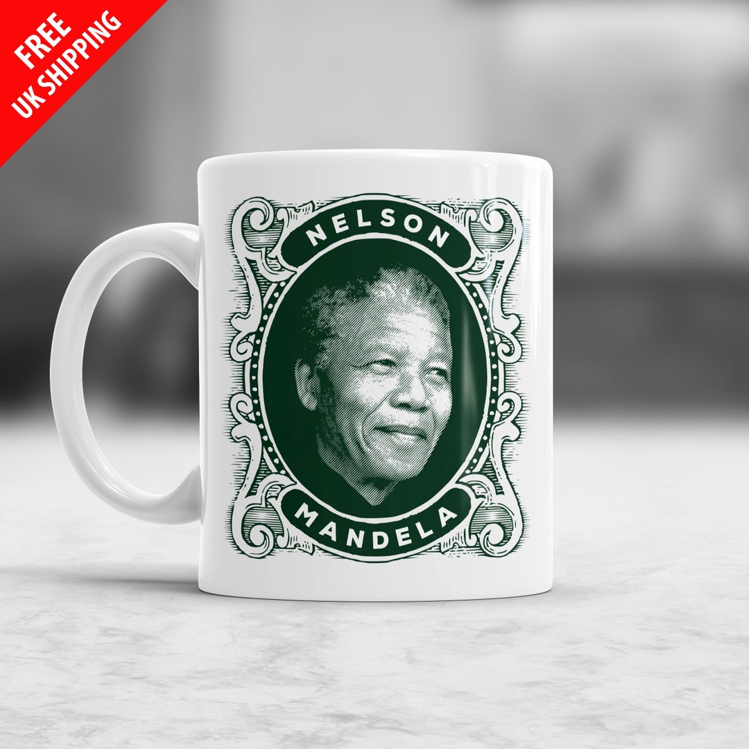 Nelson Mandela With Quote MUG / Politics / South Africa / Freedom ...